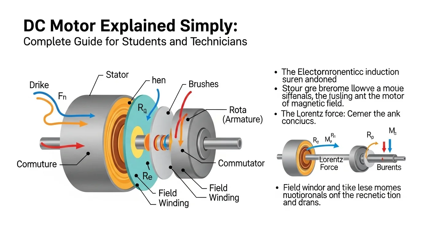 DC Motor Explained Simply: Complete Guide for Students and Technicians