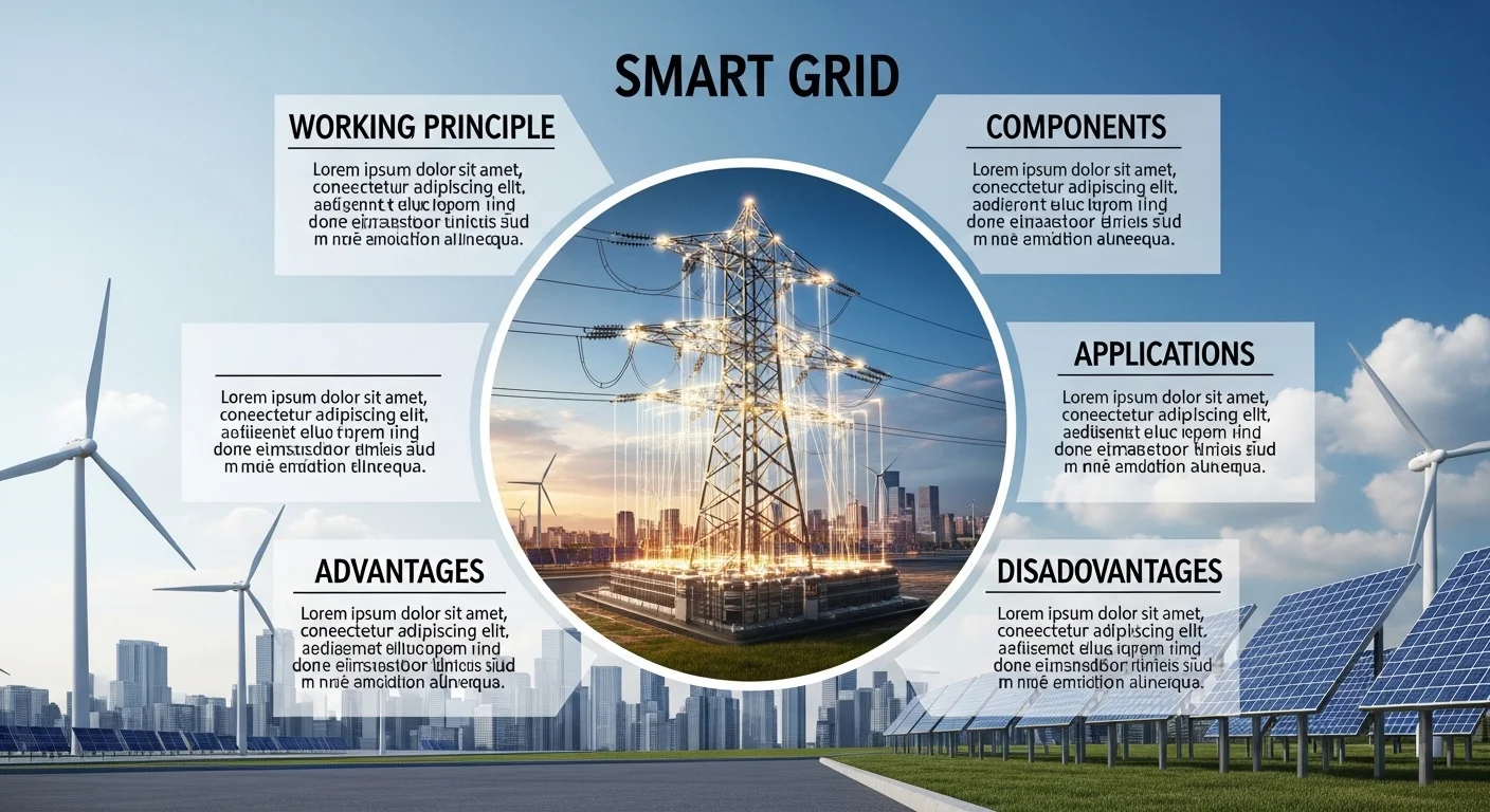 Smart Grid: Working Principle, Components, Applications, Advantages and ...