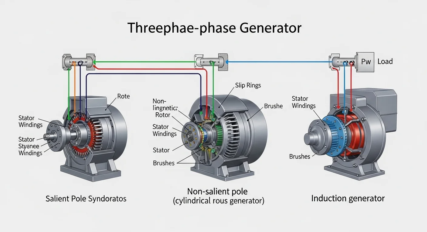 Three Phase Generator Types